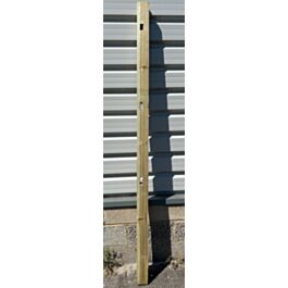Softwood Morticed Intermediate Fence Posts Celcure Treated 100x100x2.4m